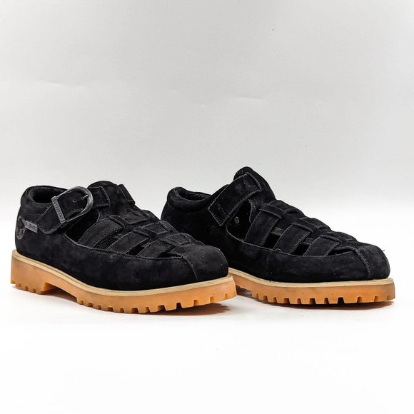 Buffalino Boots | Shoes | Buffalino Unisex Black Suede Vintage 9s ...